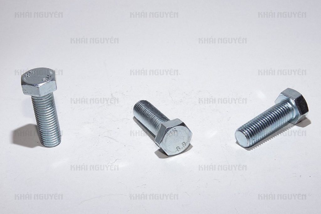Bulong đầu lục giác cấp bền 8.8 suốt xi trắng – Khải Nguyên